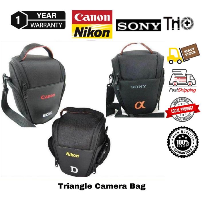Canon Nikon Sony DSLR Bag Mirrorless bag Triangle Sling Bag Belt Bag ...