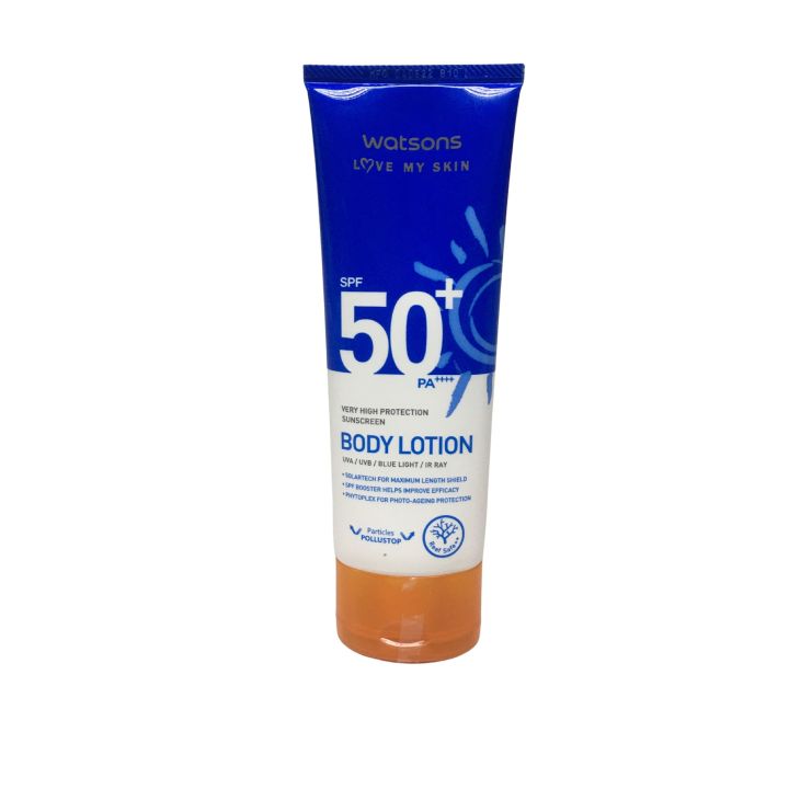 WATSONS Very High Protection Sunscreen Body Lotion SPF 50+ 100ml ...