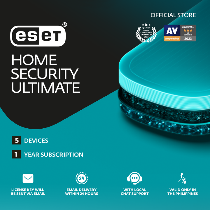 ESET HOME Security Ultimate 5 Devices 1 Year Subscription | Lazada PH