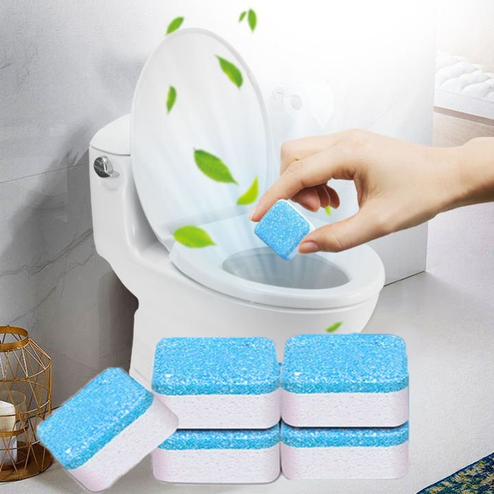 💥🎁free T🎁💥4 8pcs Toilet Cleaner Effervescent Tablets Deep Cleaning