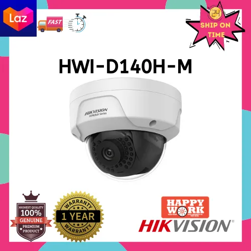 HIKVISION HiWatch HWI-D140H-M 2.8mm 4 MP IR Network Dome Camera | Lazada PH