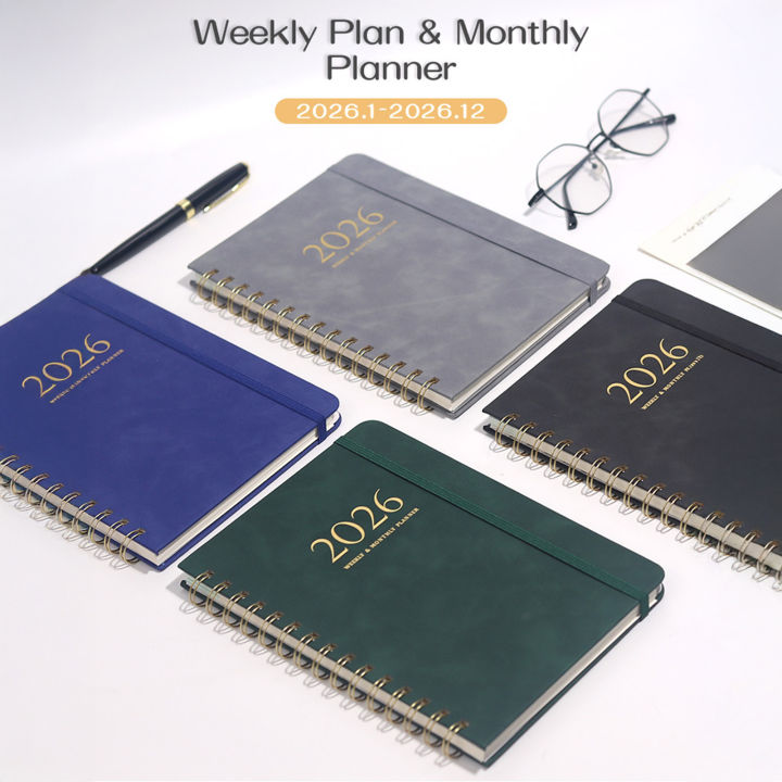 Daily Planning Companion 2026 Planner 2026 Weekly Monthly Planner A5 Size Design Schedule Book ...