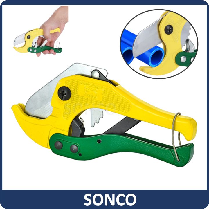 PVC Pipe Cutter Plumbing Tool PVC Cutter Gunting Pemotong Paip PVC HAND ...