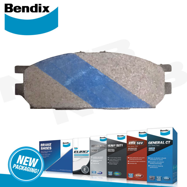 Bendix Brake Pads Front Set GCT for Mitsubishi Lancer 1.5 1991-1993 (DB1236) | Lazada PH