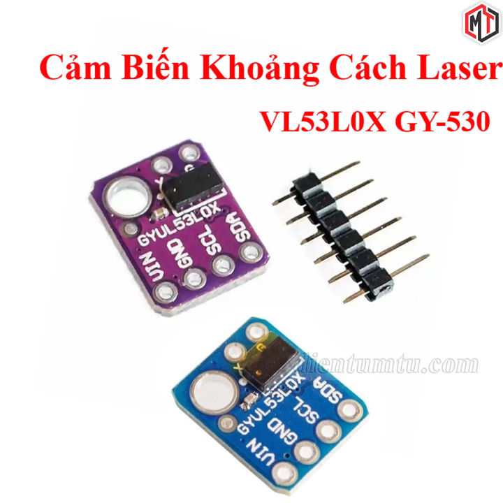 Module Cảm Biến Khoảng Cách Laser VL53L0X GY-530 - Distance ToF Sensor ...