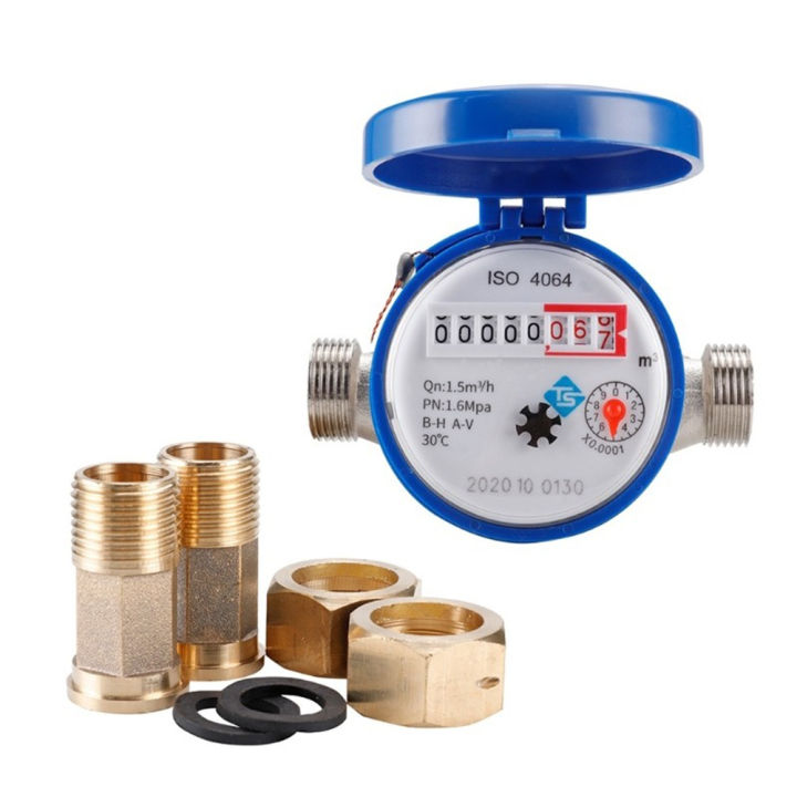Smart Water Meter Digital Display Pointer Flow Measuring Instruments ...