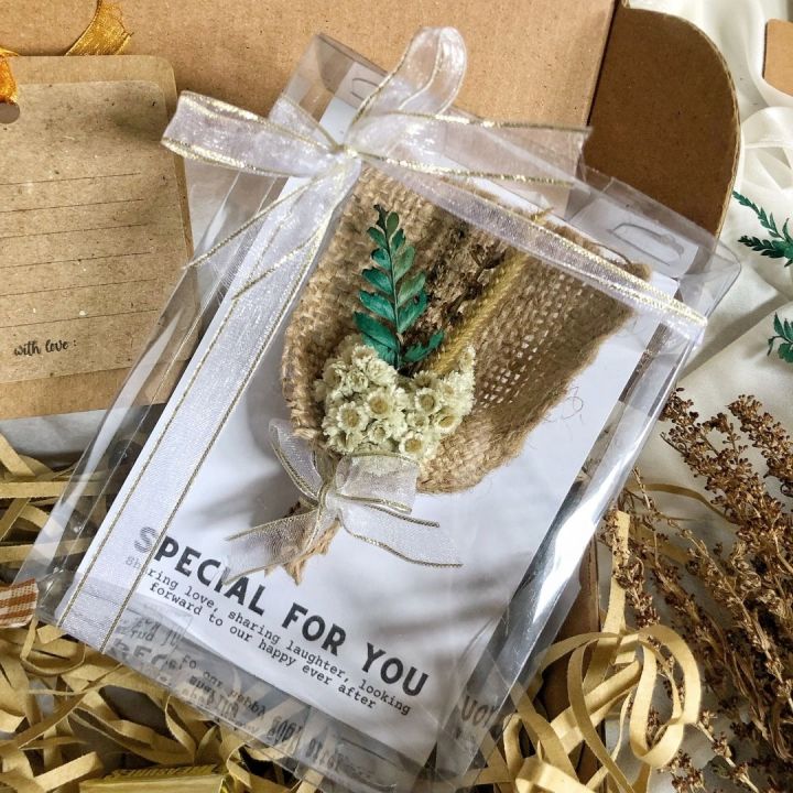 [FREE BOX] Buket Mini Edelweiss Rustic in Box Byanisa | Lazada Indonesia