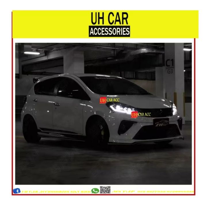 PERODUA MYVI GEN3 2018-2021 MK7 DESIGN LIGHT BAR PROJECTOR | Lazada