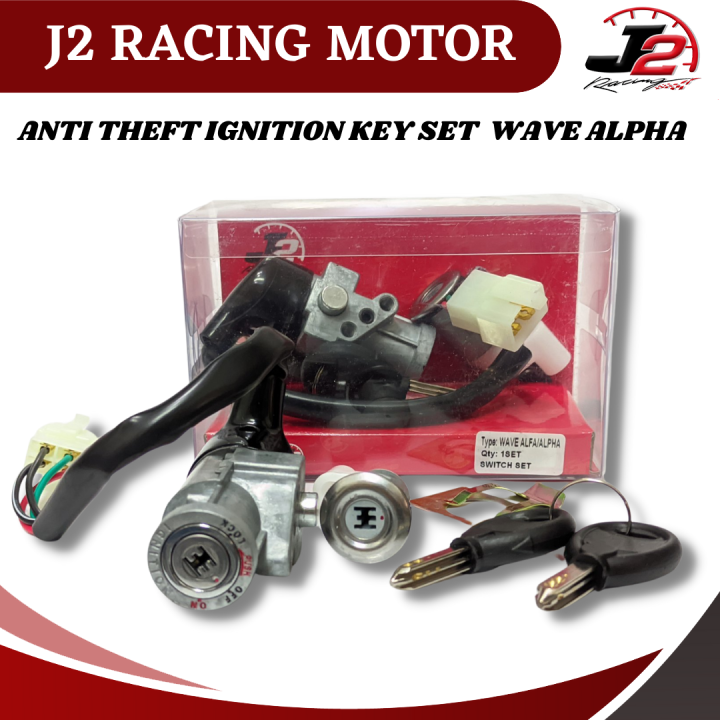 Motorcycle J2 Racing Anti Theft Key Set Wave Alpha | Lazada PH