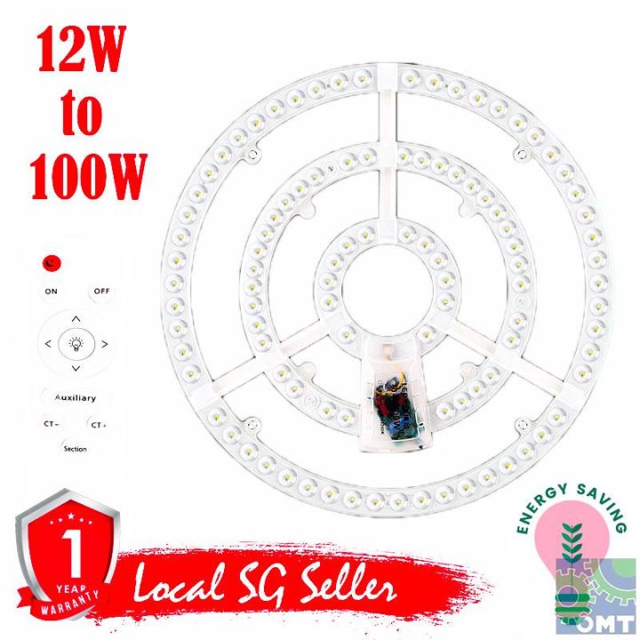 LED Ceiling Panel Replacement Light Magnet Magnetic With Remote control ...