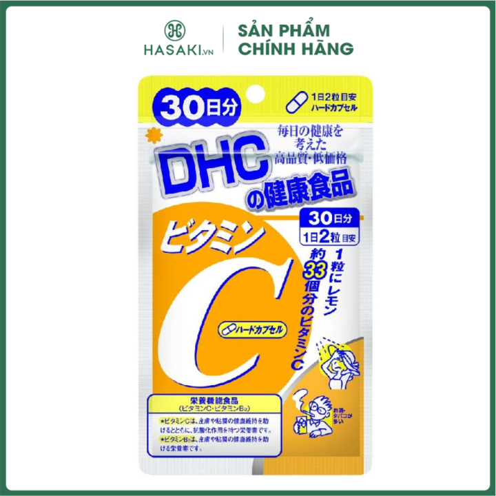 Viên Uống DHC Bổ Sung Vitamin C 30 Ngày 60 Viên, 90 Ngày 180 Viên Hasaki Sản phẩm chính hãng ...