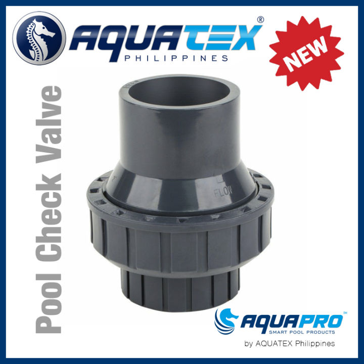 AQUAPRO Pool Single Union PVC Spring Check Valve | Lazada PH