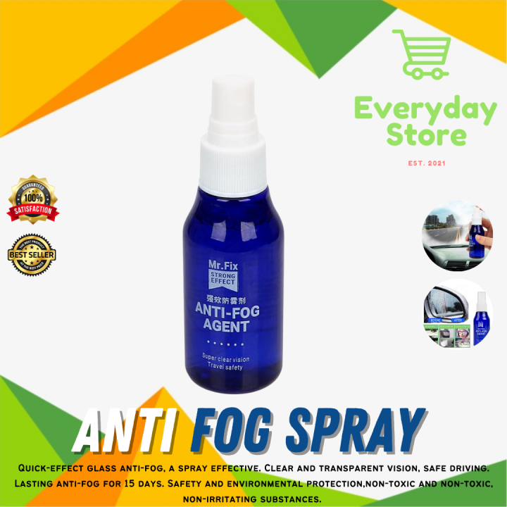 ANTI FOG AGENT Liquid Spray 70ML Glass Anti Fogging Car Glass ...