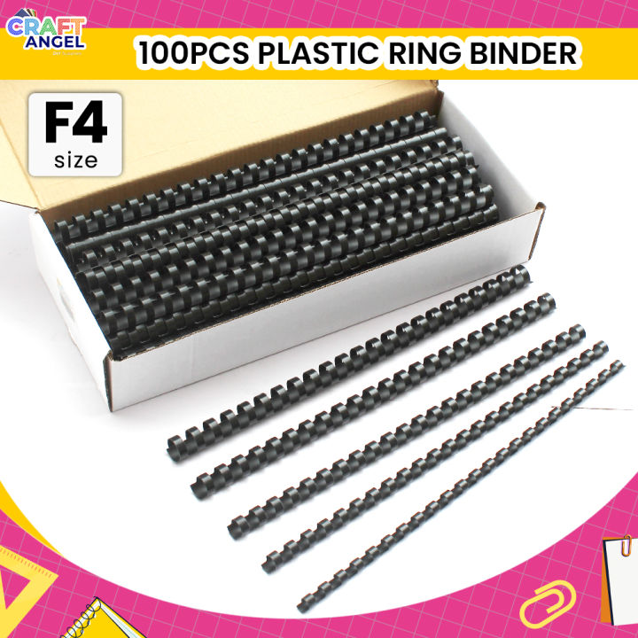 Plastic Binder Rings 100pcs Legal Size 23 Holes 50-150 sheets Capacity ...
