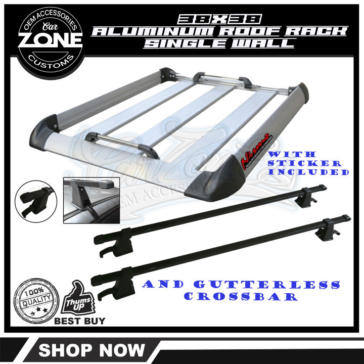 Aluminum Roof Rack / Roofrack Top Load / Topload Single Wall Type Cargo ...