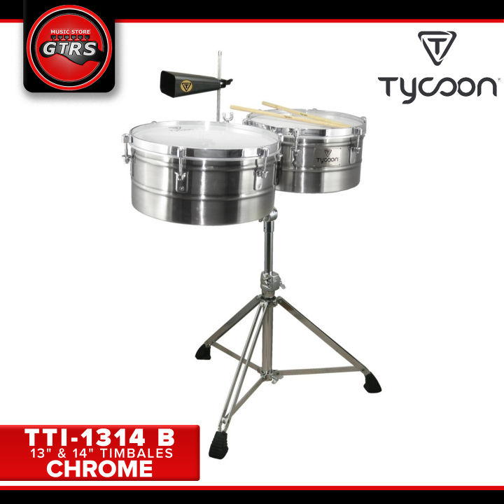 Tycoon 13 and 14 inches Timbales Percussion | Lazada PH