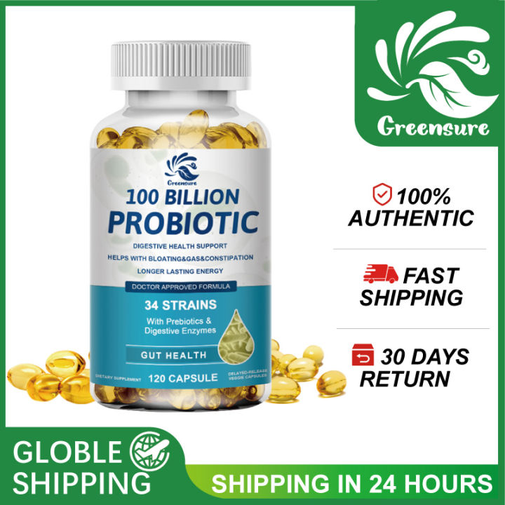 Greensure Probiotics 100 Billion CFU Probiotic Supplemen with ...