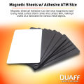Digiprints PH - QUAFF Magnetic Sheet with Adhesive ATM Size for DIY Ref Magnet (86 by 54mm ...