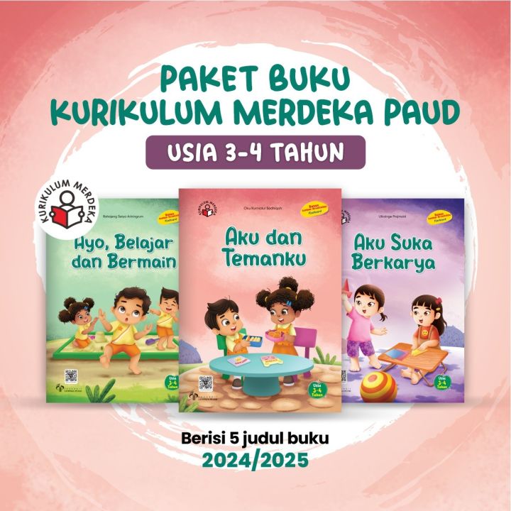 Buku PAUD TK Kurikulum Merdeka (Usia 3-4 Tahun) TA 2024/2025 - Cempaka ...