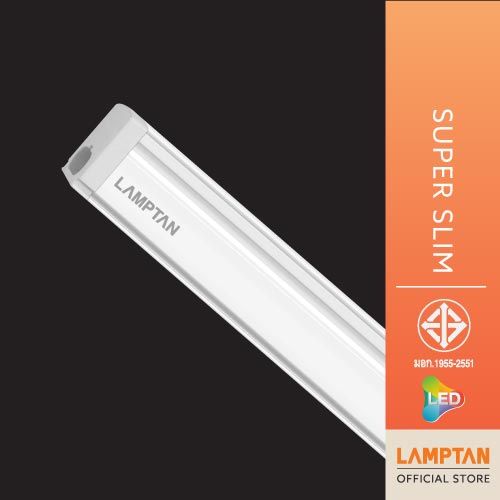 LAMPTAN ชุดหลอดไฟราง LED Super Slim ต่อพ่วงได้ ไฟไม่ตก | Lazada.co.th