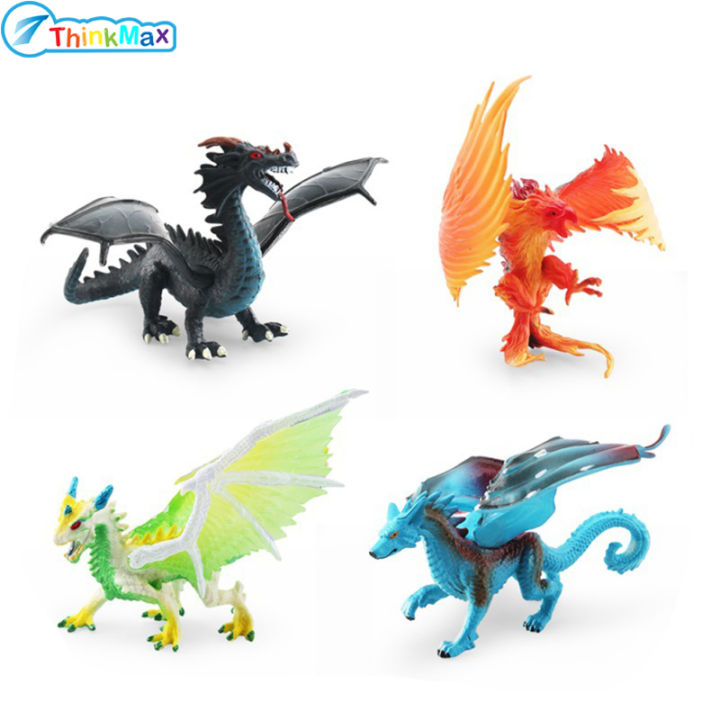 Simulation Western Dragon Action Figure Science Fiction Animal Model ...