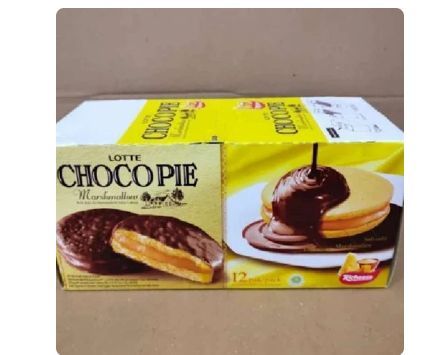 Lotte Choco Pie Marshmallow Richeese Box 12x28 gram | Lazada Indonesia