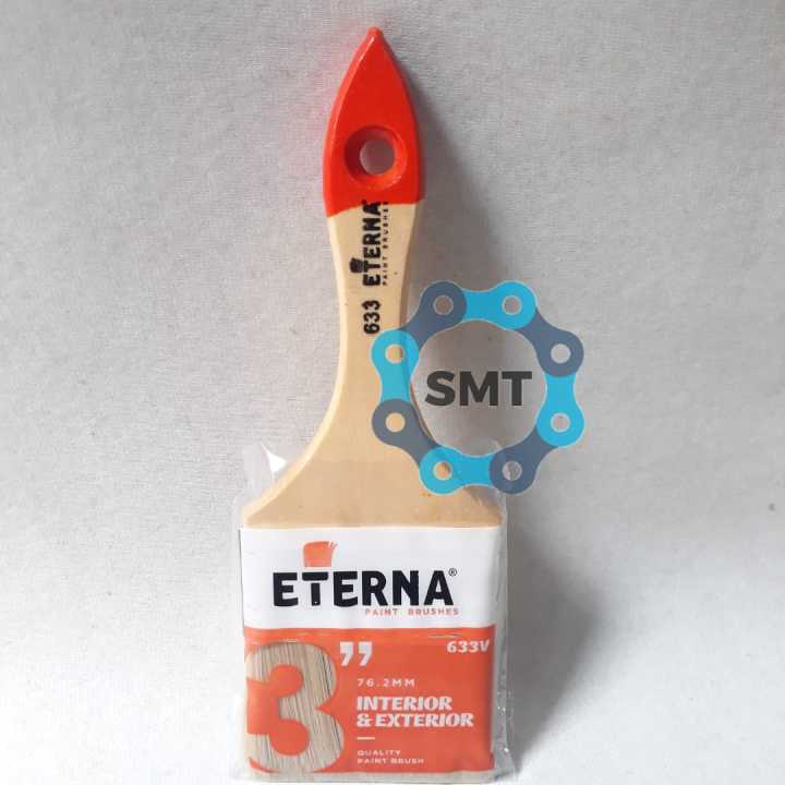 Kuas Cat Tembok Eterna 3 inch 3” Premium Tipe 633 Original Besi Kayu ...