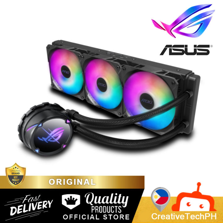 Asus ROG Strix LC II 360 ARGB - 120 mm addressable RGB radiator fans ...
