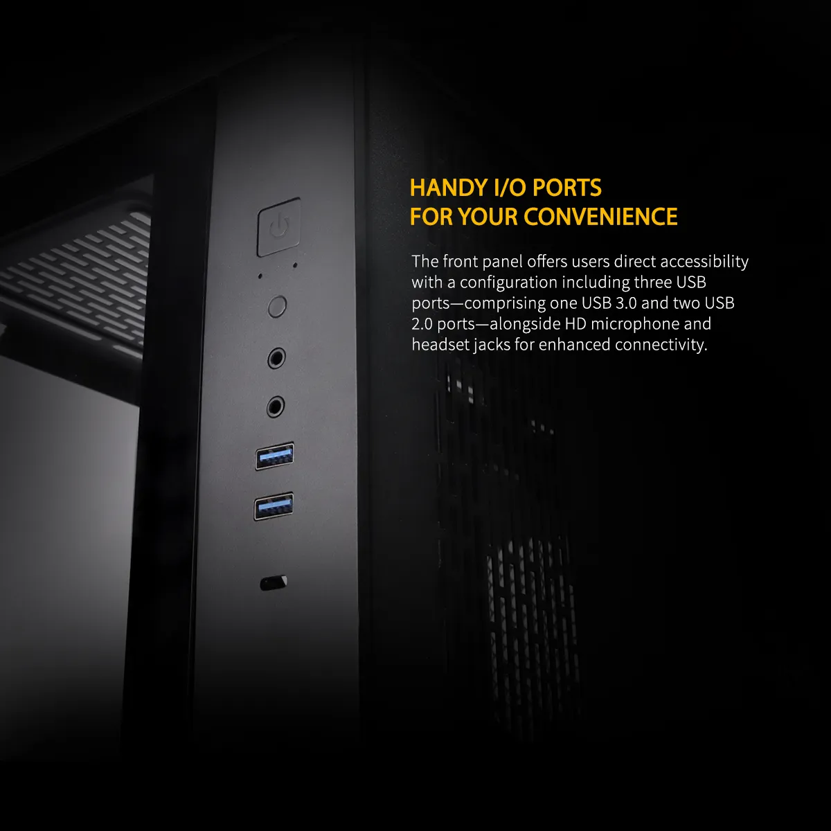 RAKK HAMRUS / HAMRUS ATX Dual Chambered Gaming PC Mid Tower Case White ...