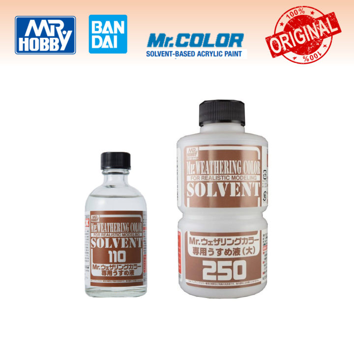 Mr Hobby Gundam Color Gundam Panit Mr Weathering Color Thinner 110ml ...