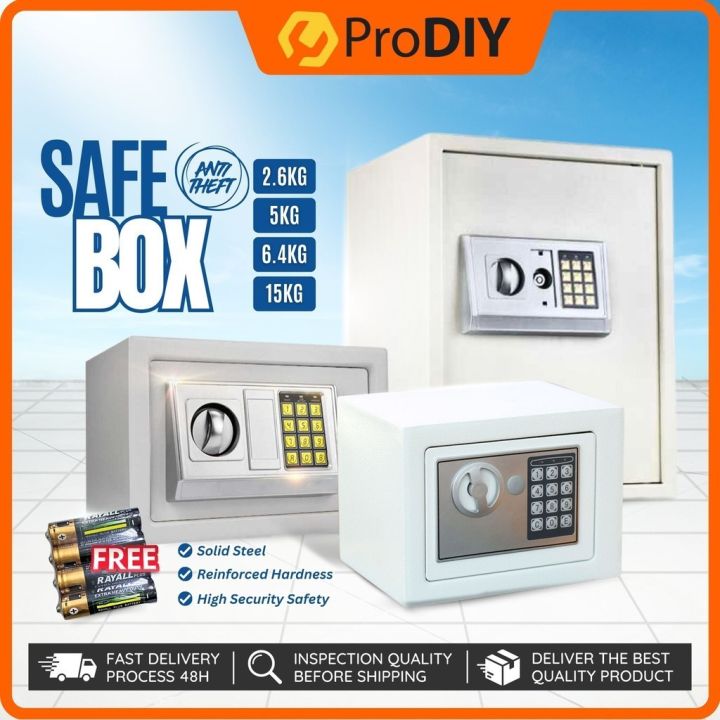 Premium Digital Safe Box Home Office Hotel Money Jewelry Vault Safety ...