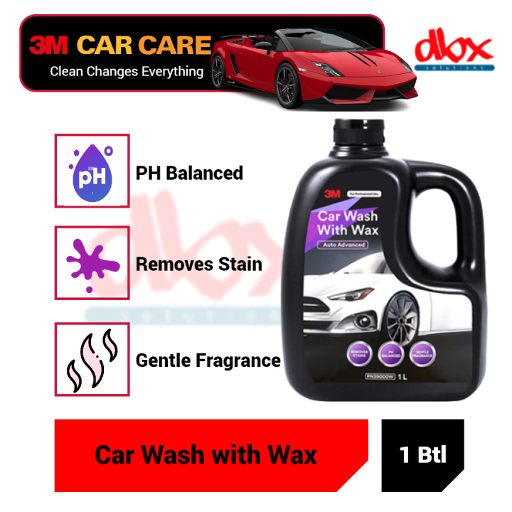 3M Car Wash with Wax / car shampoo (Auto Advance) - Car Care PN39000W ...