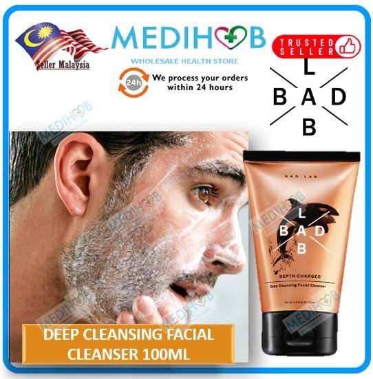 BAD LAB [DEPTH-CHARGED] Deep Cleansing Facial Cleanser 100ml | Lazada