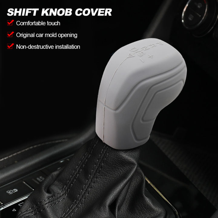 BC 1Pc Car Manual Automatic Auto Silicone Gear Shift Knob Cover Non ...