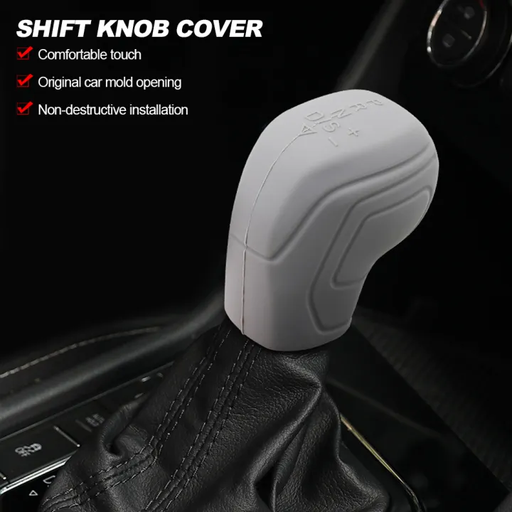 BC 1Pc Car Manual Automatic Auto Silicone Gear Shift Knob Cover Non ...