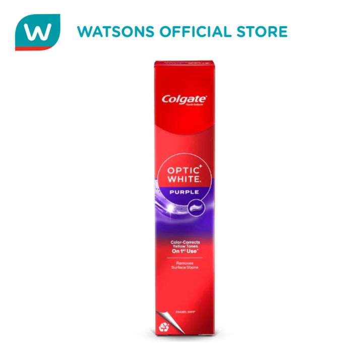 COLGATE Optic White Purple Toothpaste Whitening Toothpaste 40g | Lazada PH