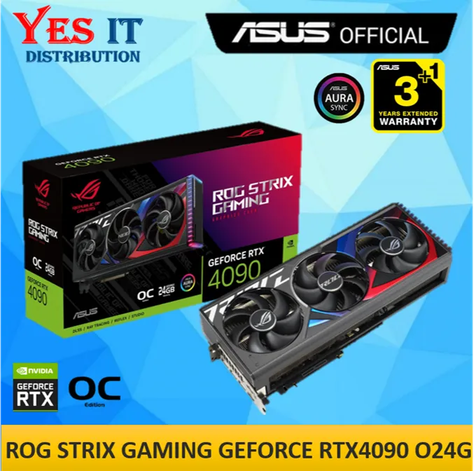 Asus ROG STRIX Gaming GeForce RTX 4090 OC / RTX4090 /RTX 4090 / LC ...