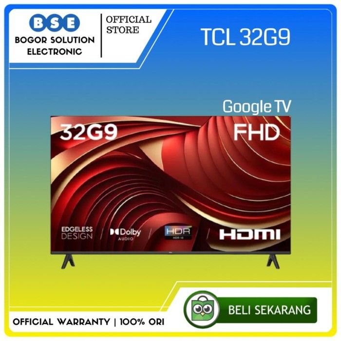 TV TCL 32 Inch Google TV 32G9 Full HD 32 TCL 32G9 FHD HDR10 [ORI ...