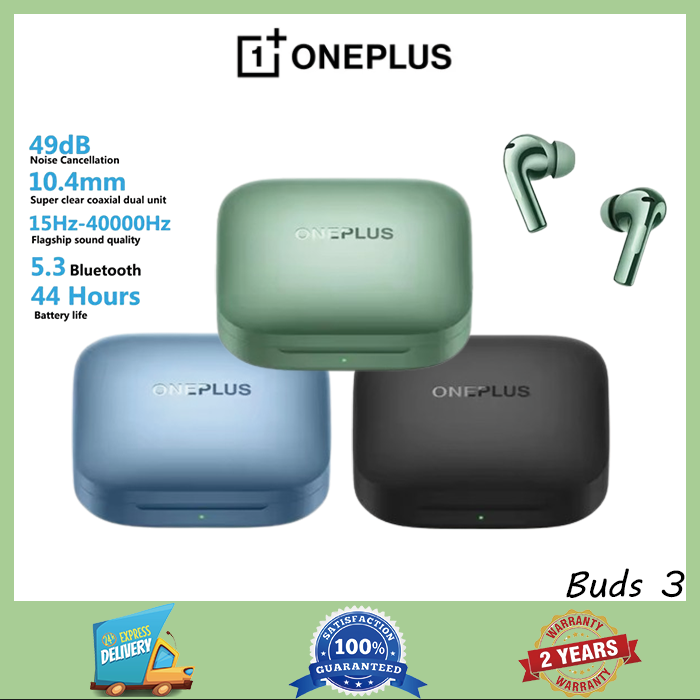 OnePlus Buds 3 TWS Wireless Earphones Bluetooth Headset LHDC 2024 49dB ...