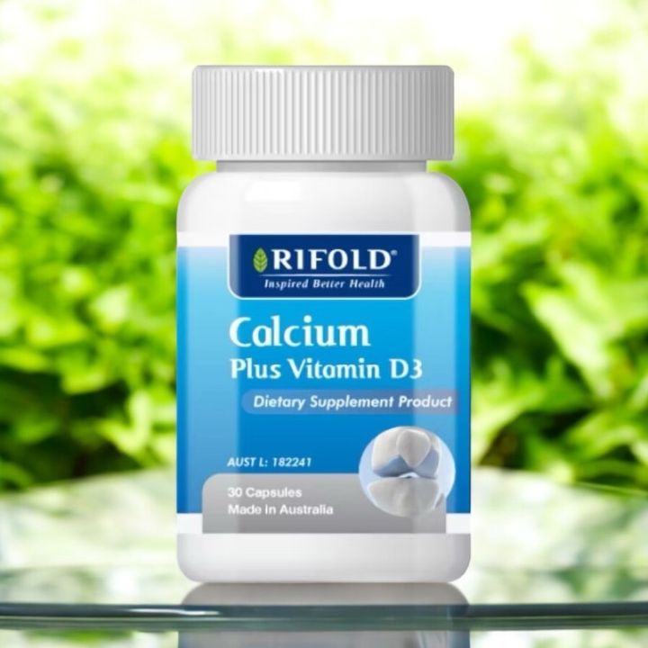 Calcium Plus Vitamin D3 ขนาด 30 Capsules แคลเซียมเพิ่มสูงเข้มข้นสูง ดูด ...