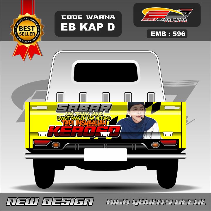 STIKER PICK UP FREE CUSTOM TULISAN KEKINIAN-STICKER DECAL ALL PICK UP ...