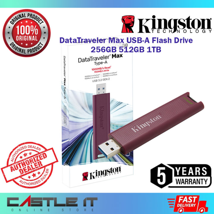 Kingston DT MAX 256GB 512GB 1TB USB3.2 GEN2 USB-A Flash Drive - DTMAXA ... Kingston DT MAX 256GB 512GB 1TB USB3.2 GEN2 USB-A Flash Drive - DTMAXA ...