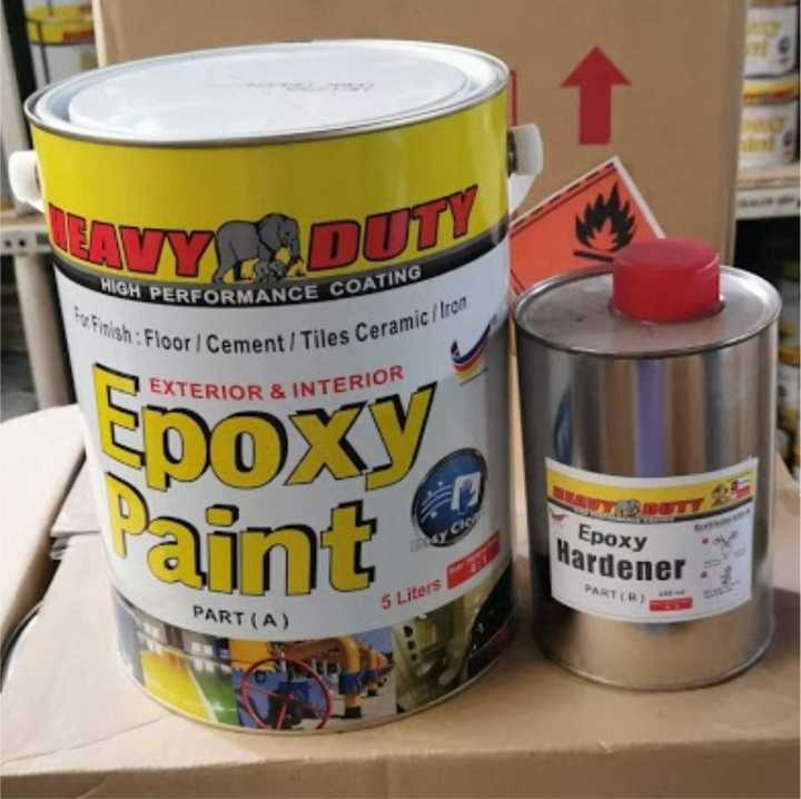 5 Liter EPOXY ( 5L HEAVY DUTY EPOXY PAINT ) F Two Pack Epoxy Floor ...
