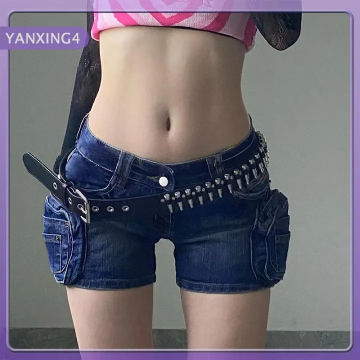 【CANAMEK】Unisex Punk Bullets Belt PU Leather Belt Adjustable Body ...