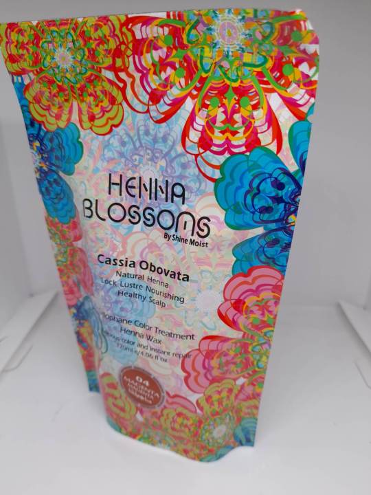 Shine Moist Henna Wax 120 grams Sachet Assorted Color Cellophane ...