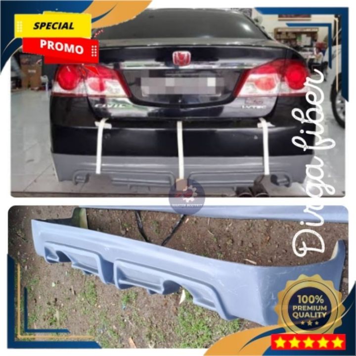 (Promo) BODYKIT BELAKANG CIVIC FD MUGEN RR TAHUN 2006-2012 High Quality | Lazada Indonesia