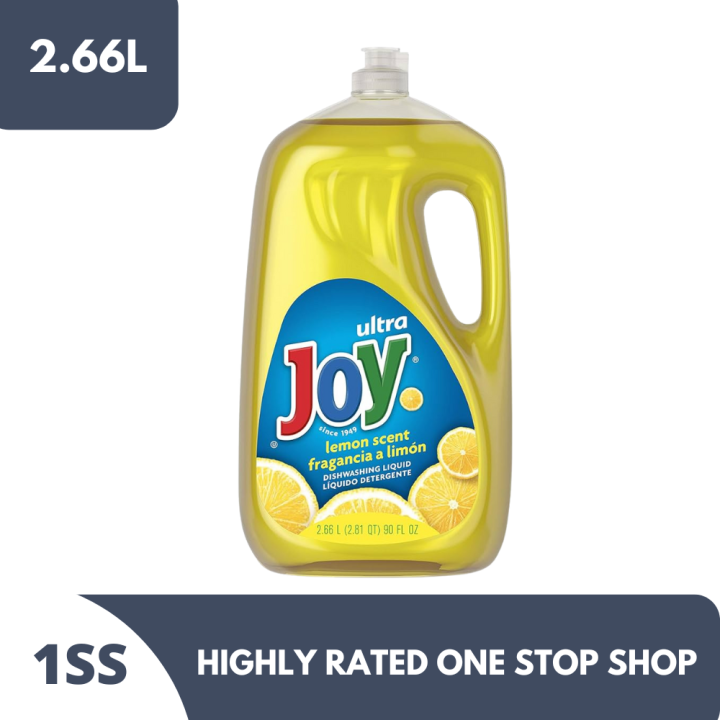 Joy Ultra Dishwashing Liquid, Lemon Scent 2.66L | Lazada PH