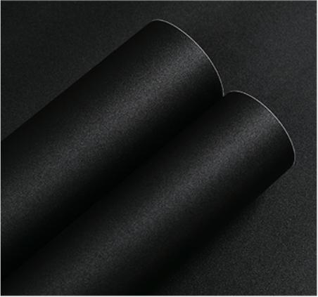 LOVE wallpaper 10 meters by 45cm Plain black wallpaper waterproof self ...