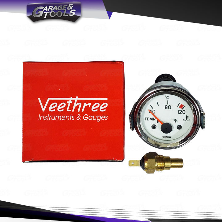 เกจ์ความร้อนไฟฟ้า 12v และ 24v Gauges (ยี่ห้อ Veethree) | Lazada.co.th