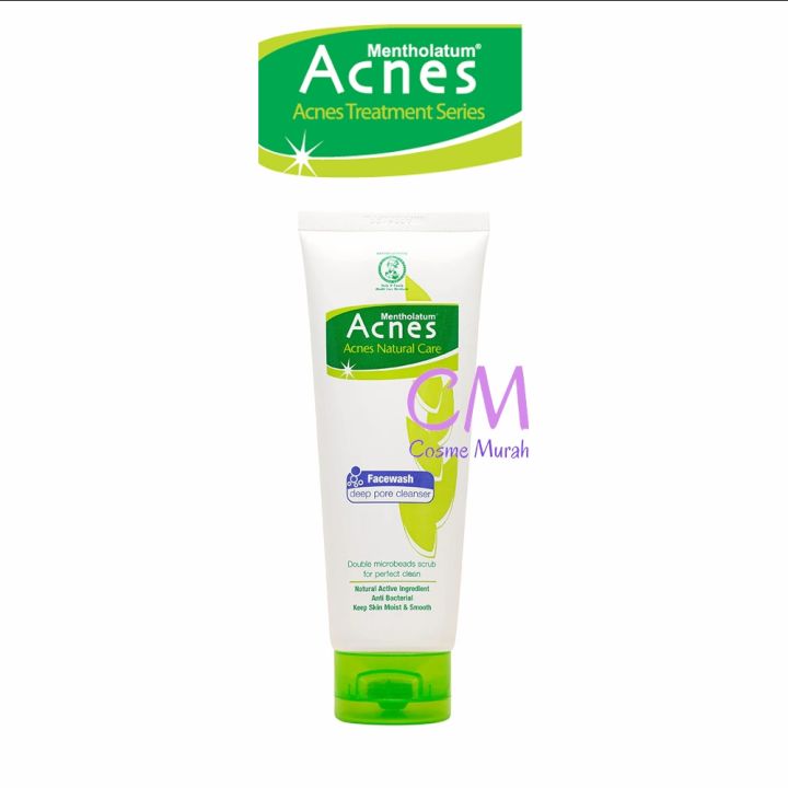 ACNES Natural Care Face Wash 50gr / Facial Wash Sabun Pencuci Wajah ...